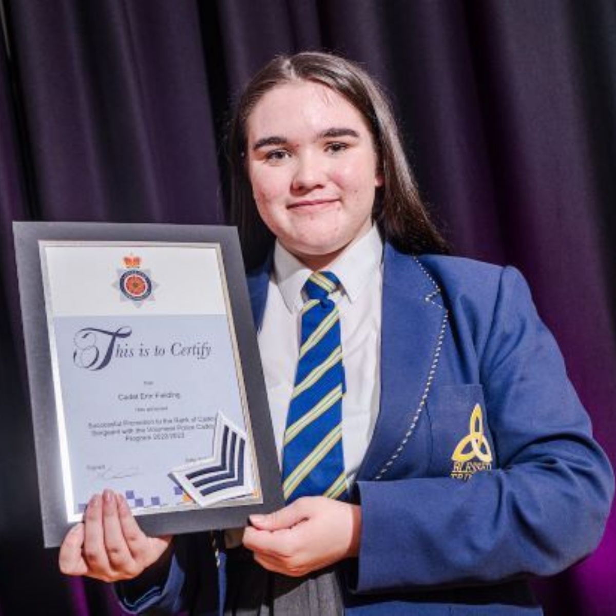 Blessed Trinity RC College - Sergeant Erin